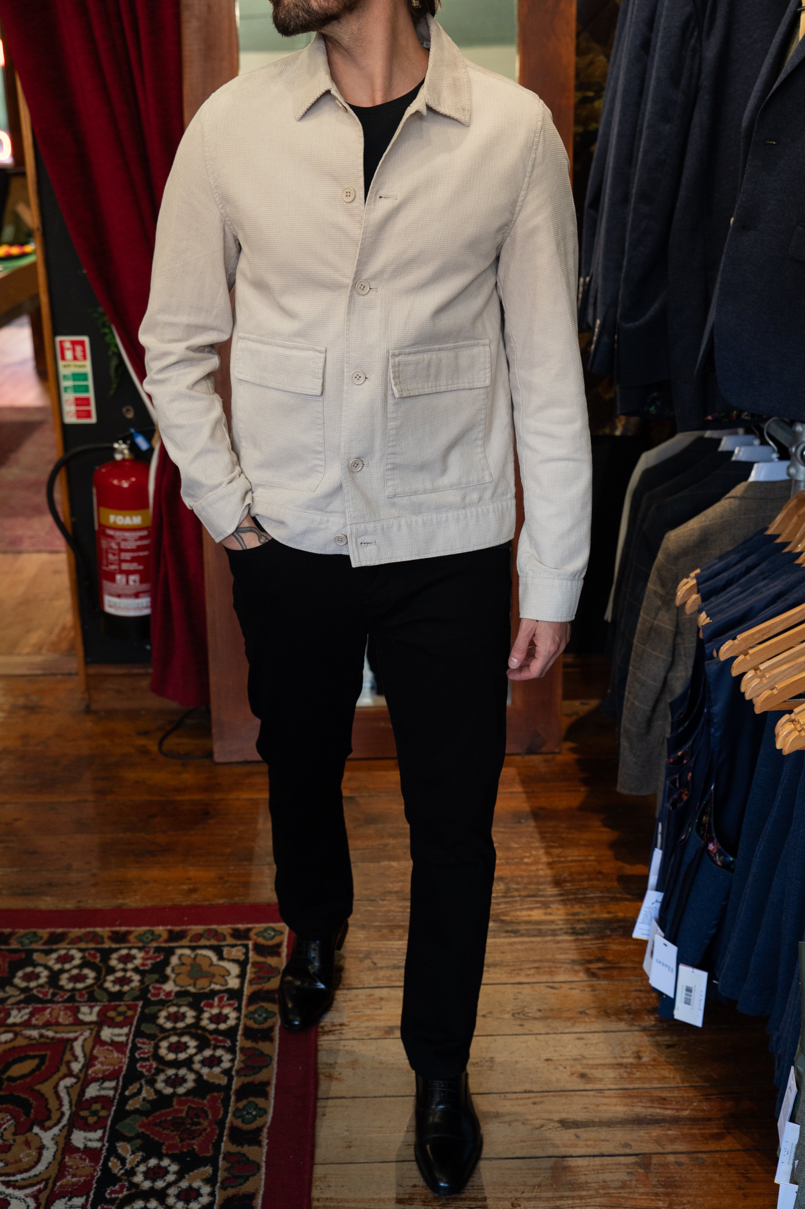 Chateau Gray Cord Jacket Casual Look – Master Debonair